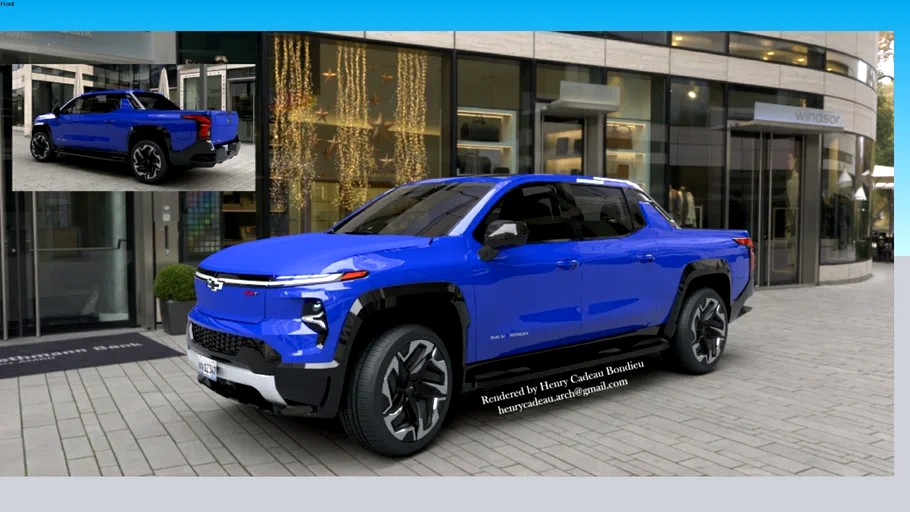 CHEVROLET SILVERADO RST EV 3d model
