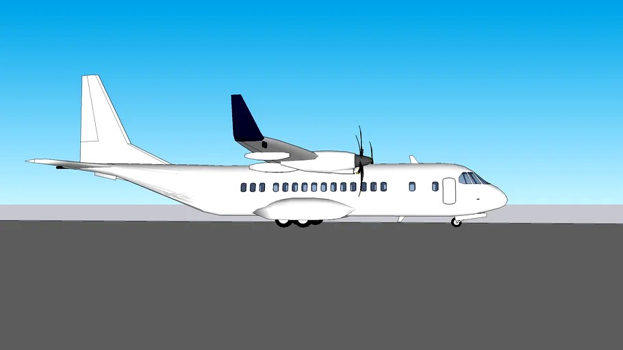 Airbus C295 Winglets 3d model