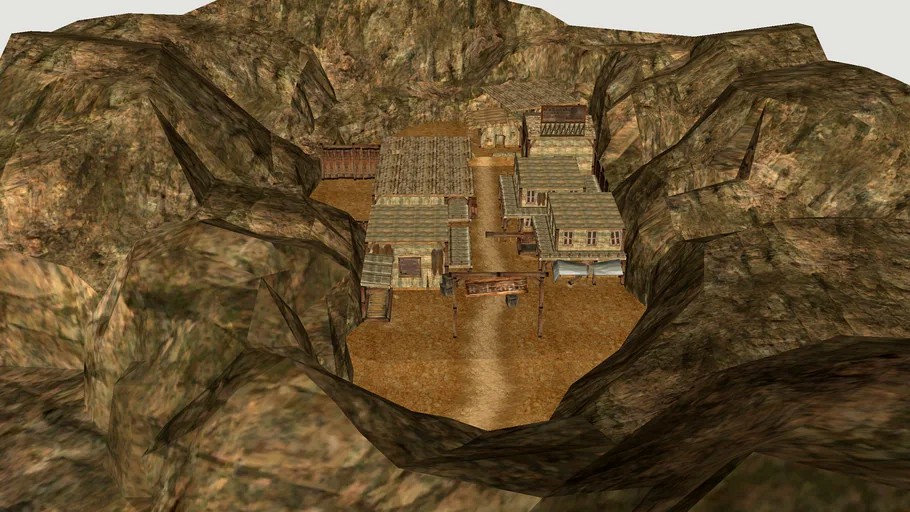 Hidden Village 3d model