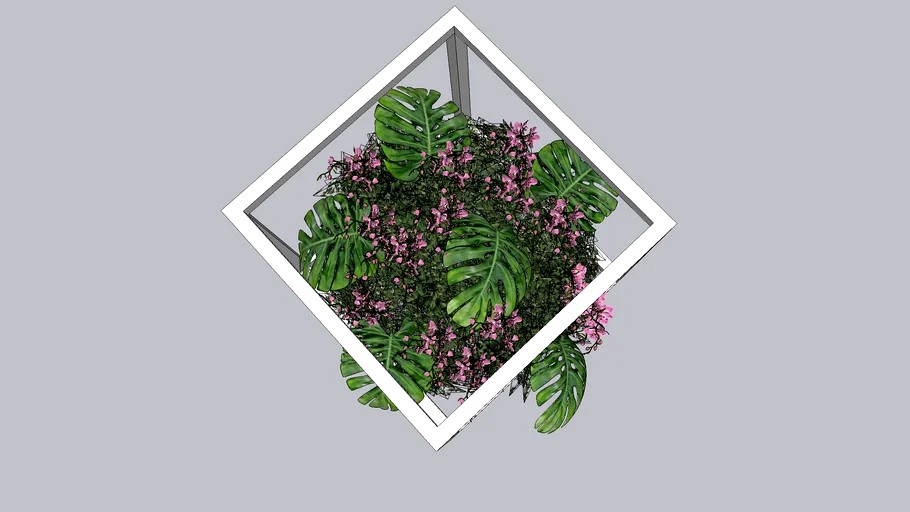 Flores Rosa CASAMENTO 3d model