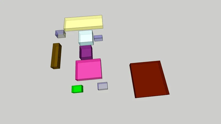 capstone diagram colors 3d model
