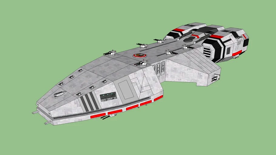 Tiger class (Battlestar Galactica) 3d model