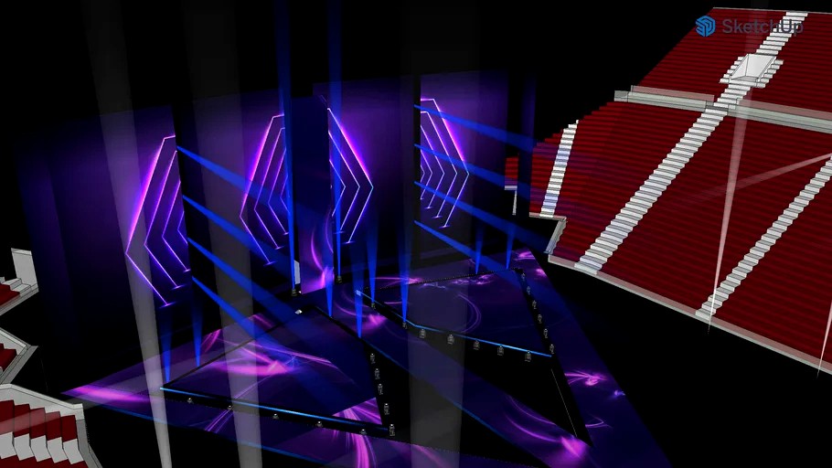 Eurovision stage design 2022 3d model