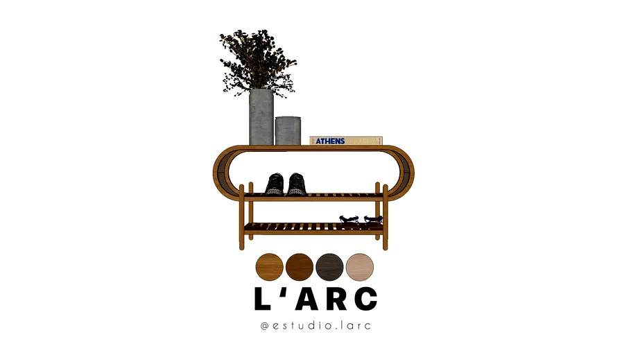 Sapateira Aya / Shoe Rack Aya - L ' A R C 3d model
