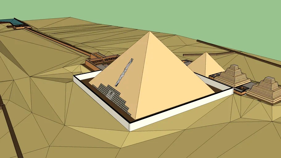 The Pyramid of Menkaure 3d model