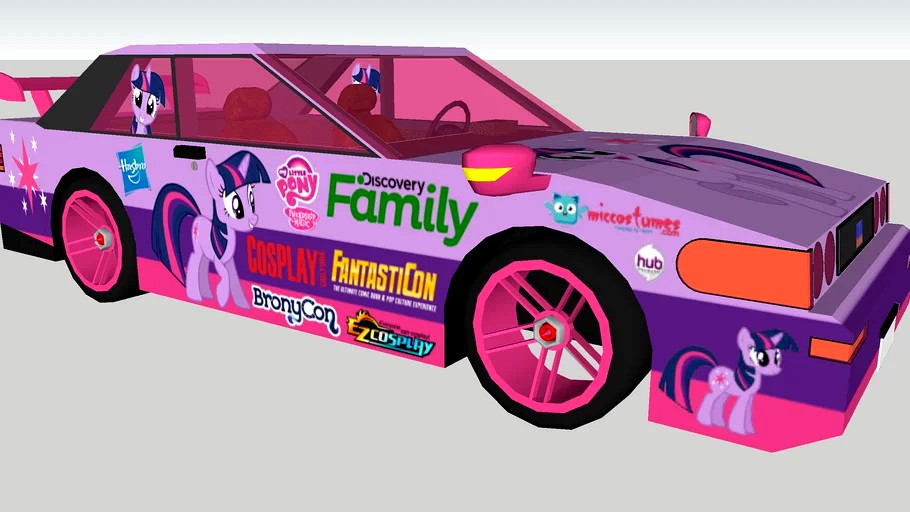 MLP FIM Twilight Sparkle Car 3d model