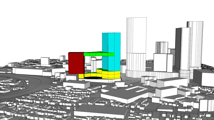 Tunjungan - Toko Retro depan Tunjungan 3d model