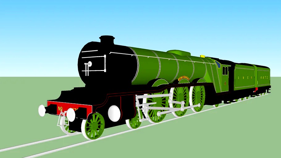 British Railways No. 60103 ''Flying Scotsman'' (LNER Livery and 2 ...