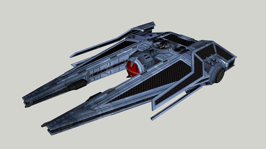 Star Wars ship: TIE 'Vigilante'. 3d model