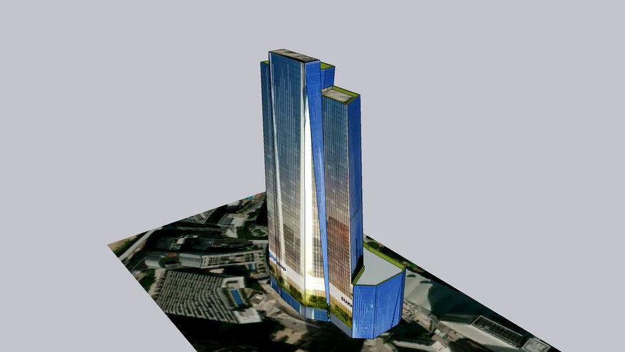 Menara Sapura KLCC 3d model