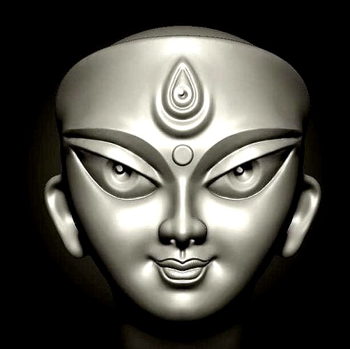 maa durga head | 3D model
