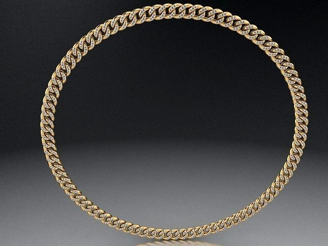Cuban chain 477 | 3D model