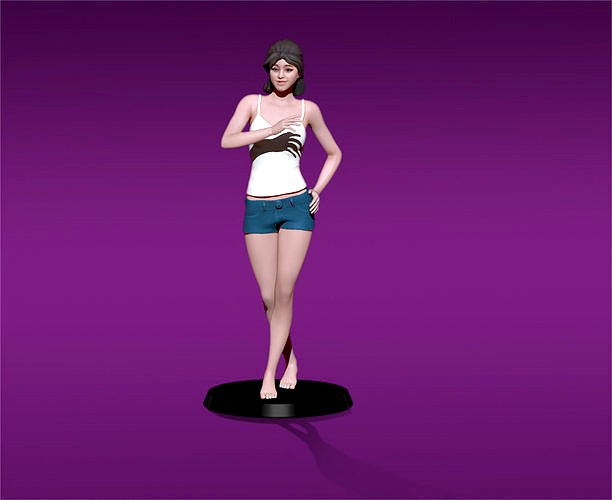 Teenage Girl 3d Model 3d