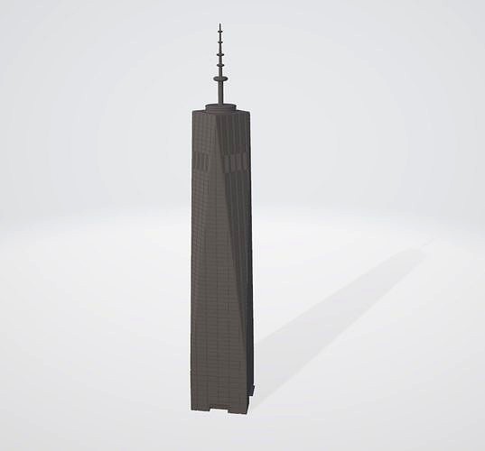 One World Trade Center Freedom Tower Model - 3D Printable | 3D