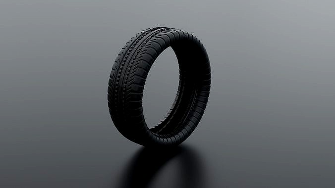 Detailed tire model 3d