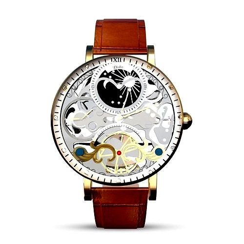 Edinburgh Tourbillon 3D Watch Model