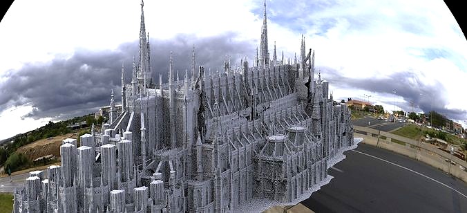 Bloodborne inspired Cathedral 4 3d model