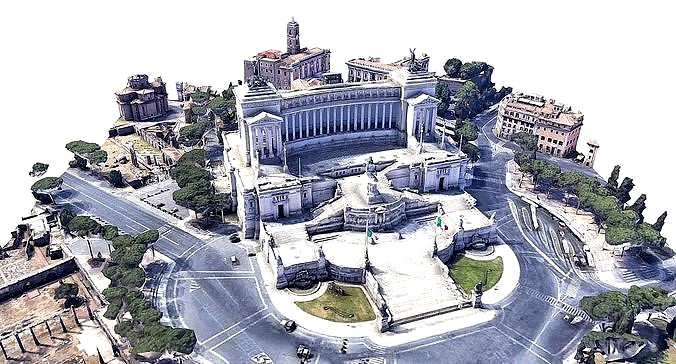 Victor Emmanuel II Monument 3d model