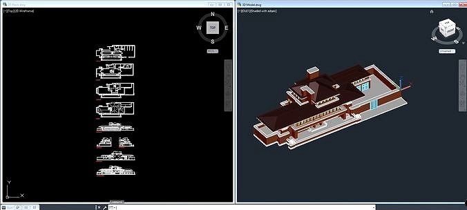 Robbie House - Frank Lloyd Wright 3d model