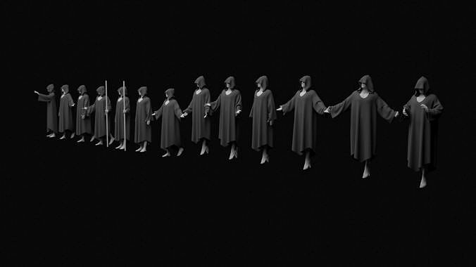 Character Pose Pack Volume 1 3d model