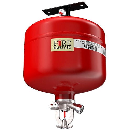 Fire Safety SG Automatic Fire Extinguisher 3d model