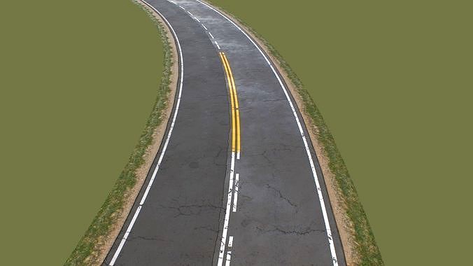 Road PBR Texture Pac 3d model