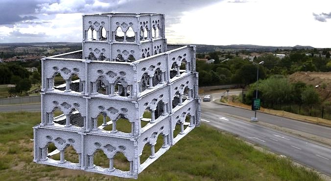 Alice in wonderland Queens architecture collection 1 3D model