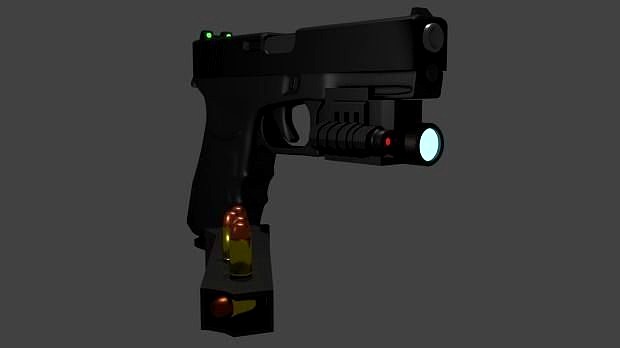 Glock 18c 3d model