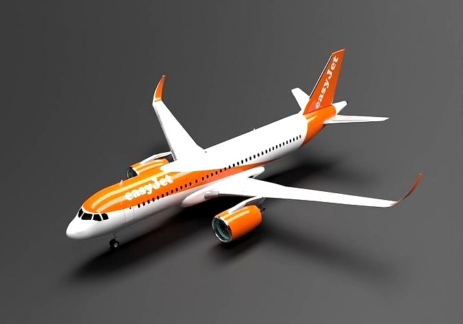 Airbus A320 NEO EasyJet Livery 3d model
