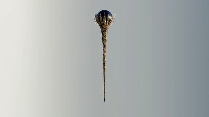 Magical staff 3d model