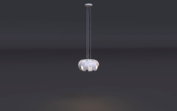 Decorative lamp Cinema 4D and Corona Renderer 3d model