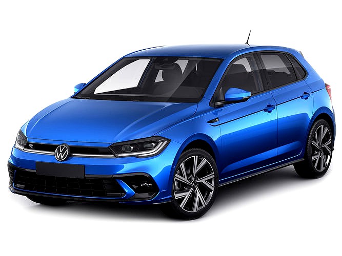 VW Polo 2022 3d model