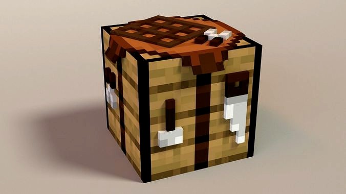 Minecraft Crafting Table 3d model