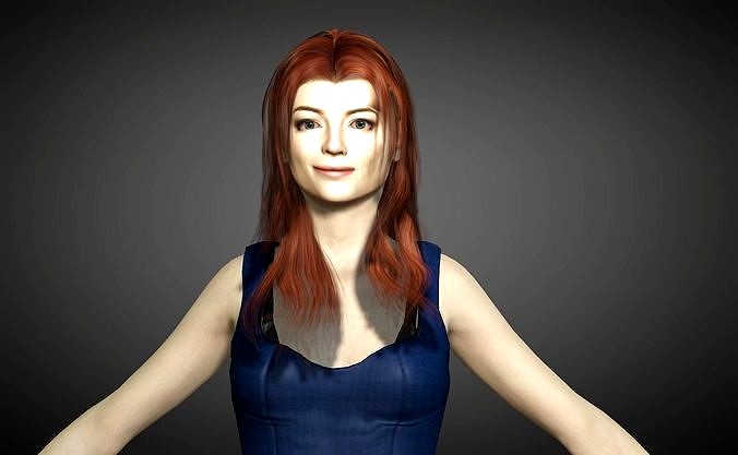 Emma Stone 3D model