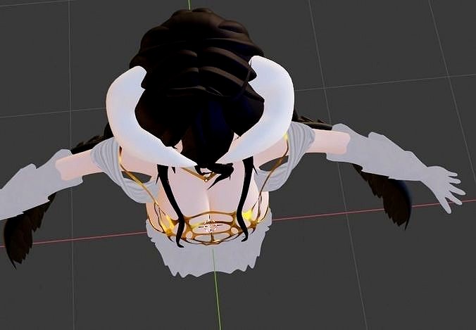 Albedo Overlord Mesh Girl 3d model