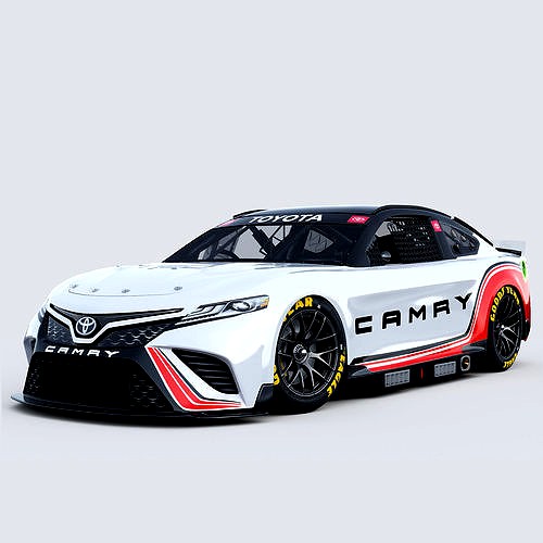 Toyota Camry Nascar Nextgen 2022 Template 3d model