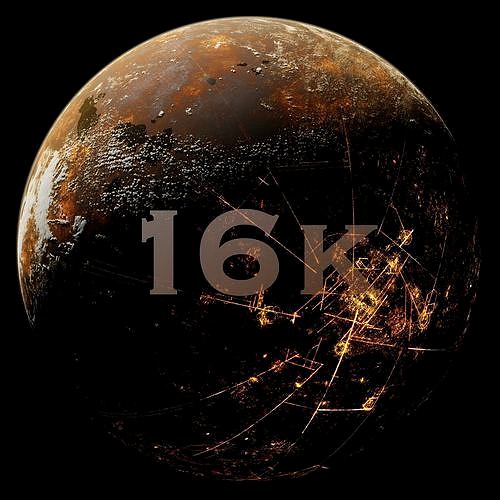 Nar Shaddaa - 16k Star Wars Planet Texture 3d model