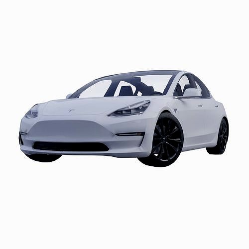Tesla Model 3 low ply 3d