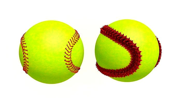 Softball 3d model
