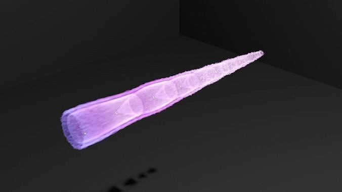 Rocket Engine Thrust Animation 3d model