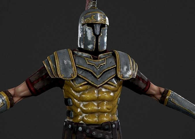 gladiator Roman soldier 3d model