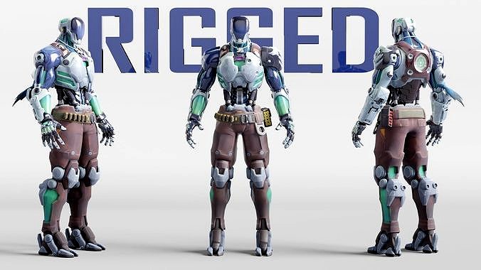 KAYO Valorant Agent RIGGED 3d model