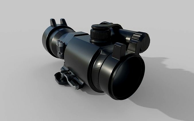 Aimpoint 2X scope 3d model