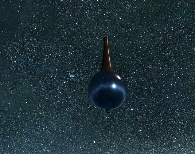 Vanguard 3 Satellite 3d model