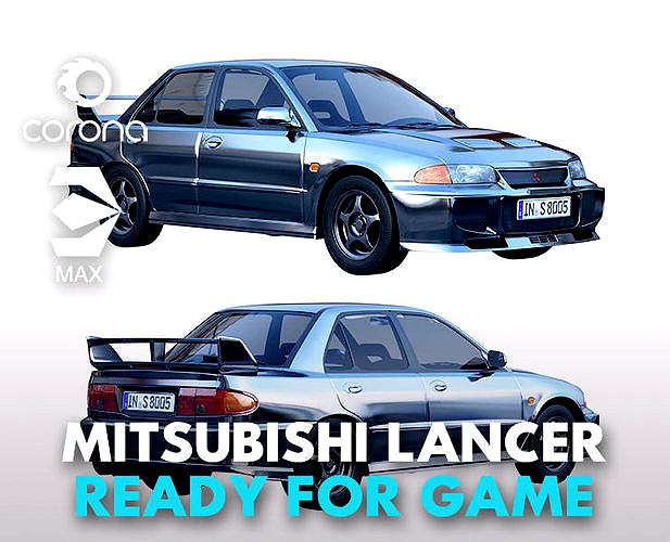 Mitsubishi Lancer Evolution 3d model