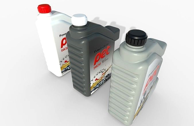 Motor Oil Bottle Model-2D 3d