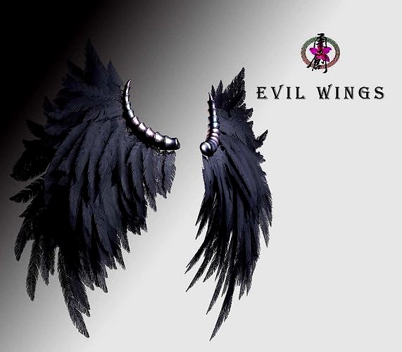 Evil Wings 3d model