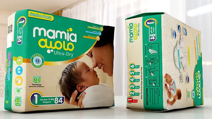 Diaper 3d Model