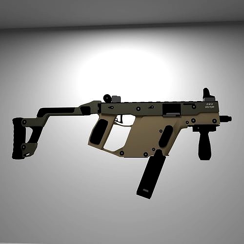vector SMG 3d model