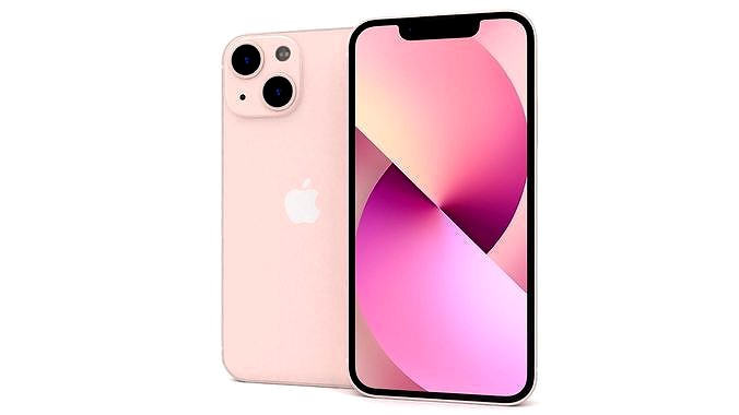 Apple iPhone 13 Mini Pink 3d model
